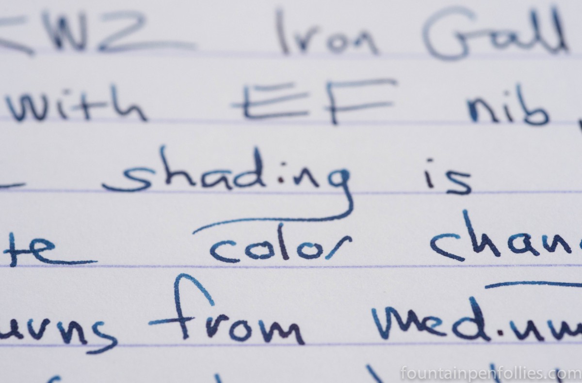 Ink Review: KWZ Iron Gall Blue #5 – Page 2 – Fountain Pen Follies