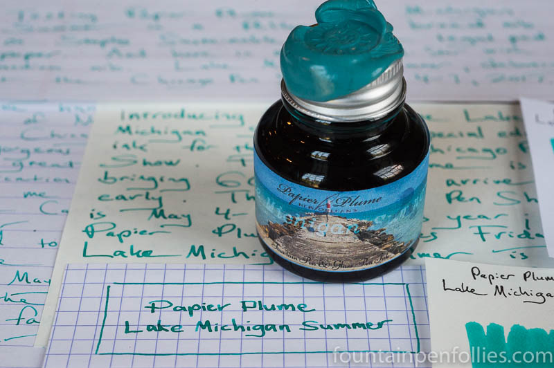 Ink Snippet: Papier Plume Lake Michigan Summer – Fountain Pen Follies