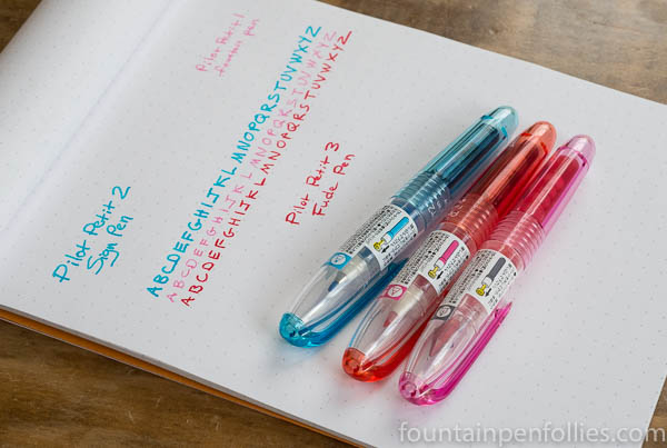 Pilot Petits: Mini but Mighty – Fountain Pen Follies